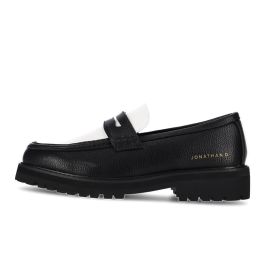 Jonathan D Penny Moc Shoe Mens Black/White| John Craig