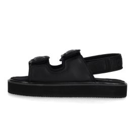 Jonathan D Jerry Sandals Mens Black|John Craig