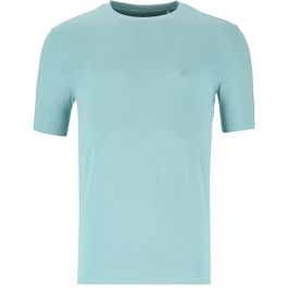 Muratti Basic Logo Crewneck T-shirt Mens Aqua | John Craig