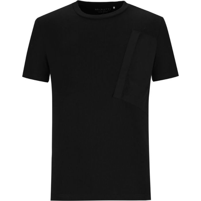Muratti Pocket T-shirt Mens Core Black|John Craig