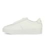 Jonathan D Mens Court Sneaker Genuine Leather White | John Craig